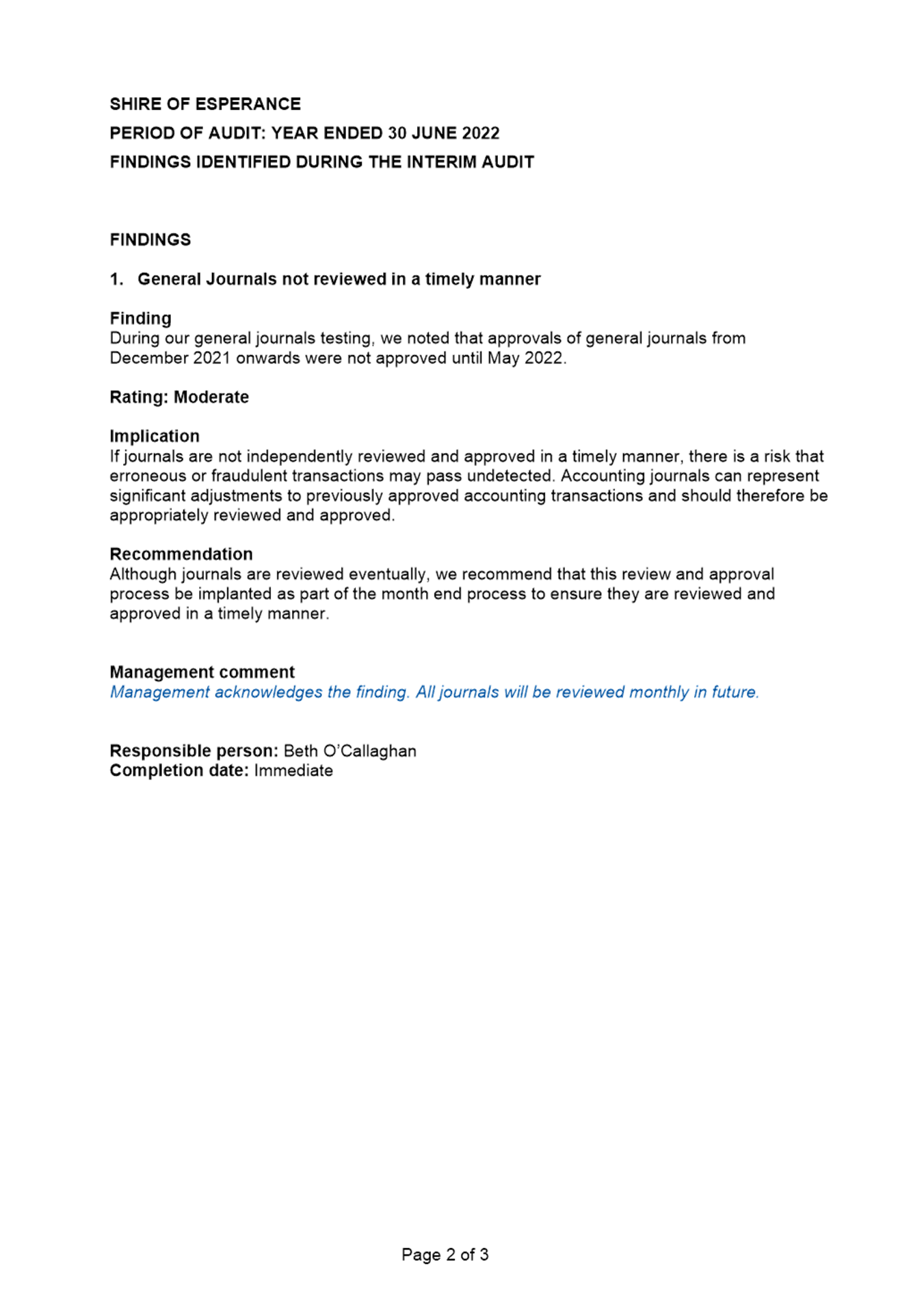 Minutes of Audit Committee - Tuesday, 26 July 2022